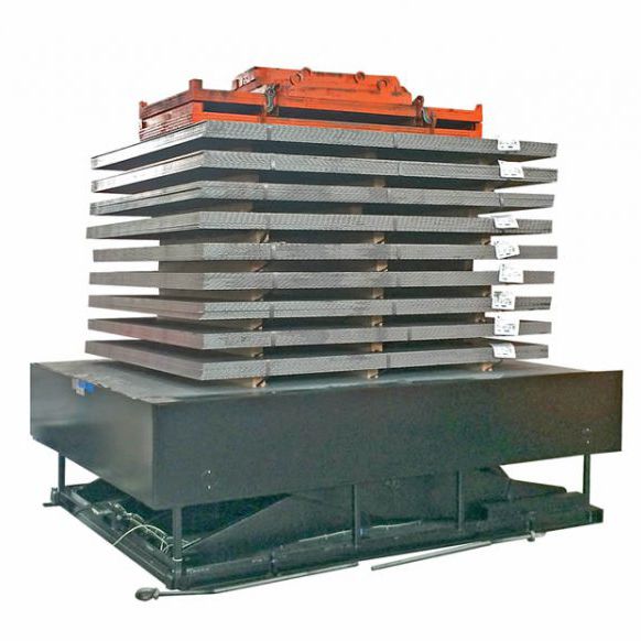 Scissor lift table - Armo s.p.a. - hydraulic / stationary / for heavy loads