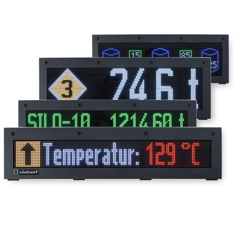 LED display - XC50 - Siebert Industrieelektronik GmbH - alphanumeric ...