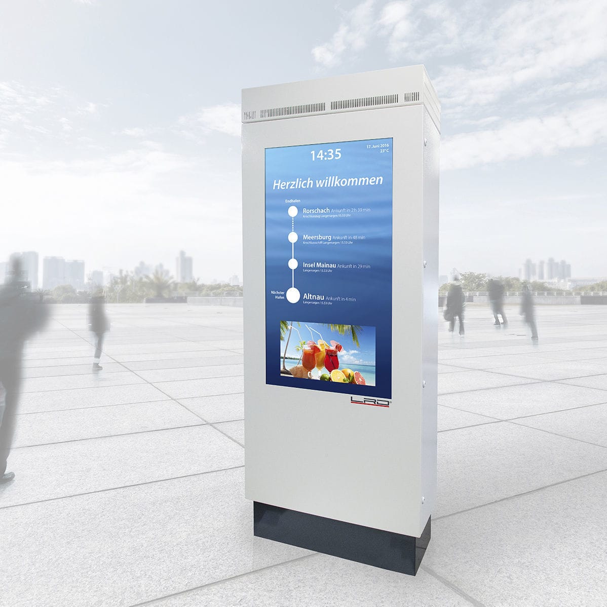 Digital signage display - ARCADA 55 - Siebert Industrieelektronik GmbH ...