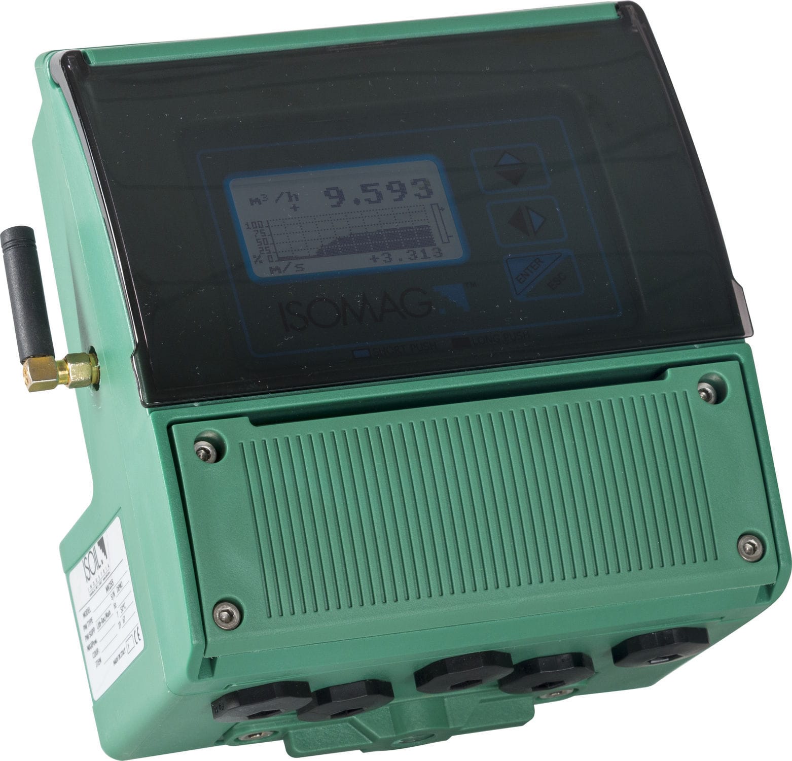 Electromagnetic flow meter - MV255 - Isoil Industria Spa - magnetic ...