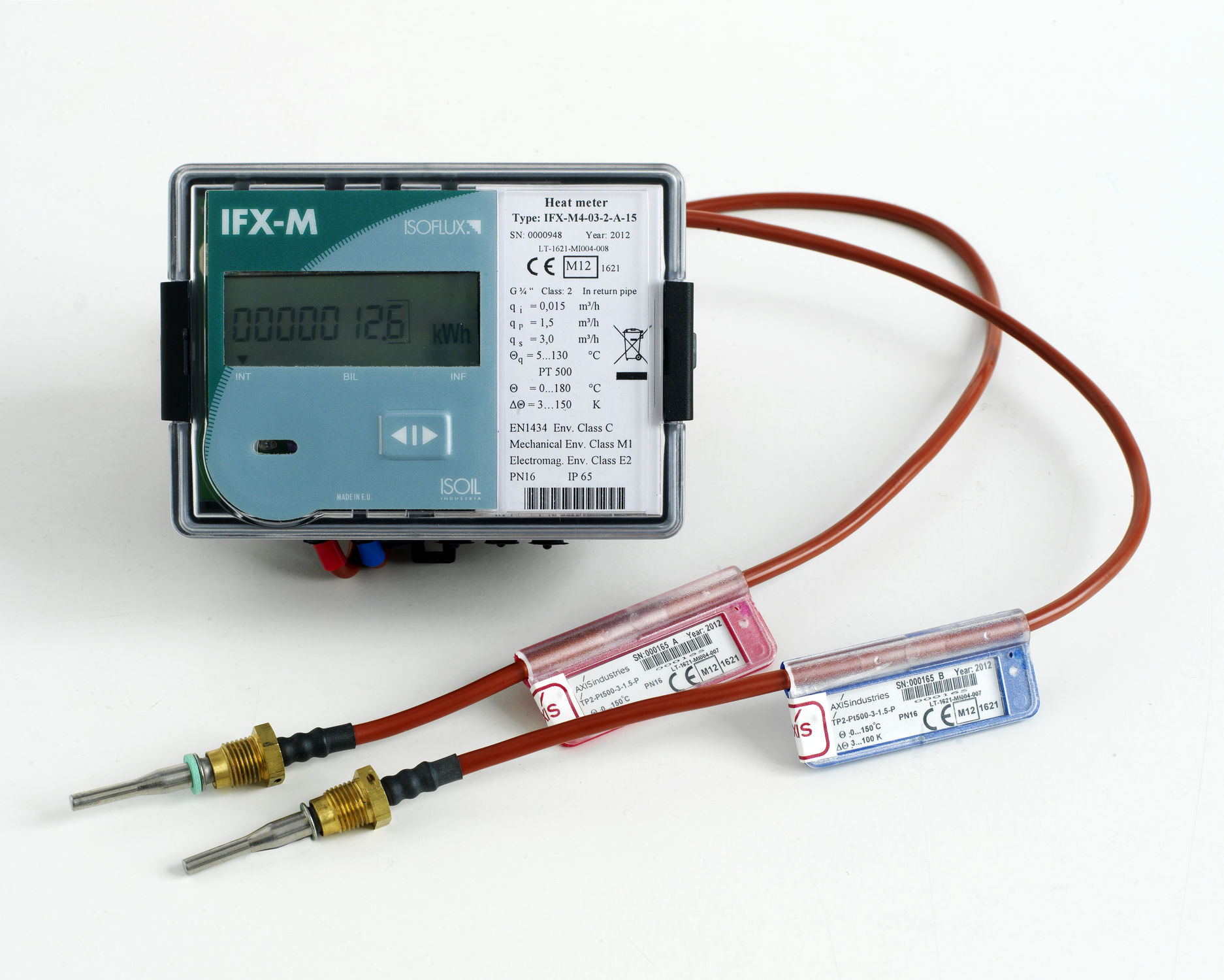 Ultrasonic flow meter - IFX-M4-03 - ISOIL Industria Spa - for liquids ...