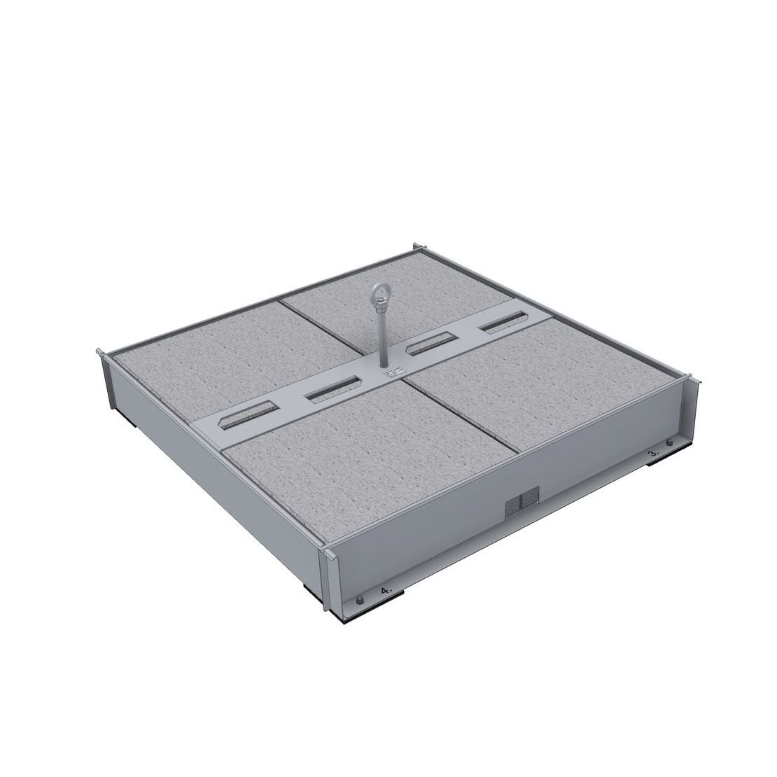 Stainless steel fall arrest anchor - mobilE - ST QUADRAT Fall Protection SA