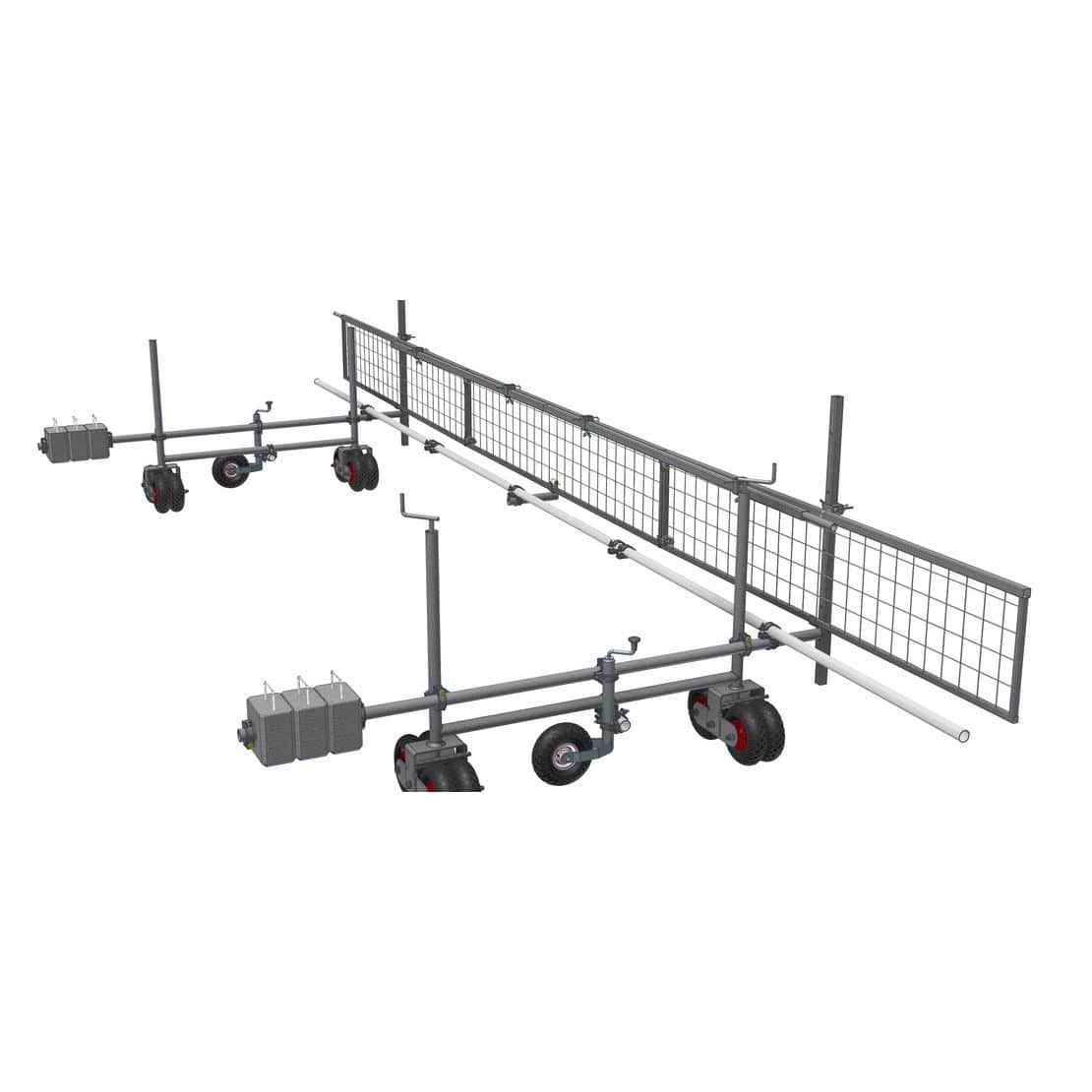 Fall-arrest barrier - ST QUADRAT Fall Protection SA - steel mesh ...