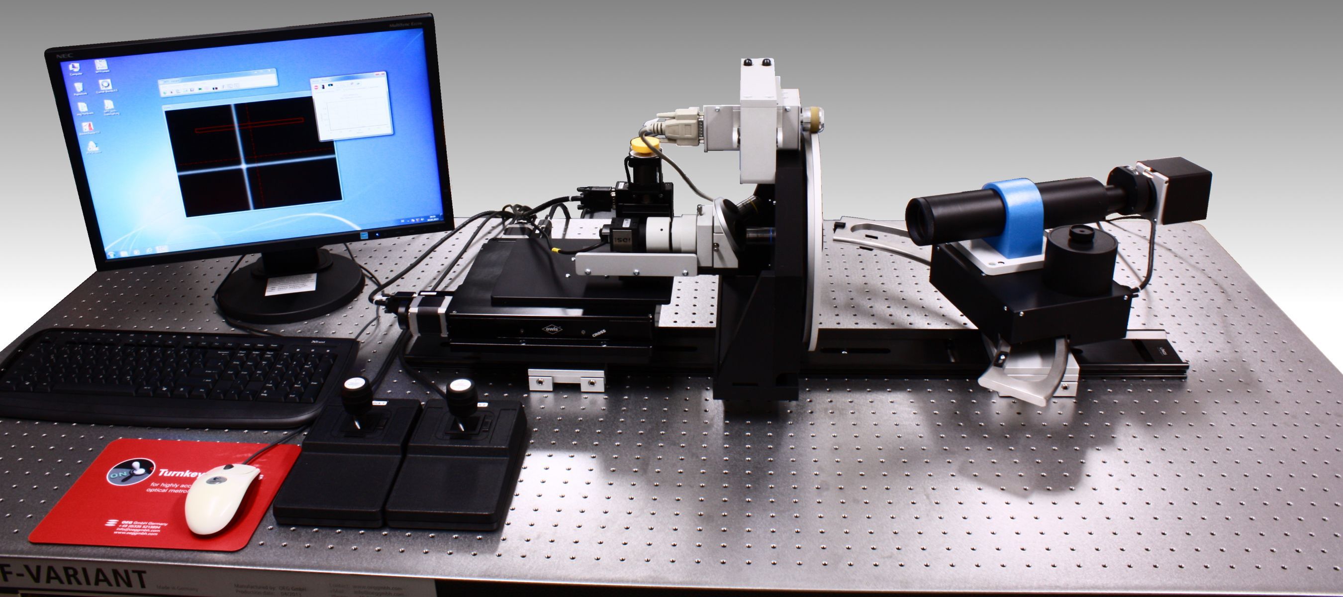 Optical testing device - MTF - OEG - automatic / computer-controlled