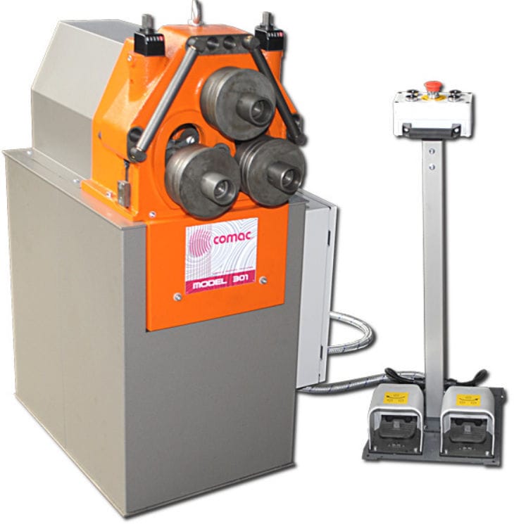 Manual bending machine - 301 - COMAC Srl - profile / 3 drive rollers ...