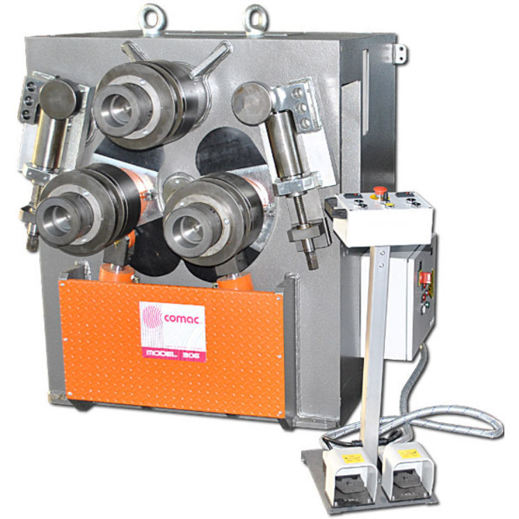 Hydraulic bending machine - 306 - COMAC Srl - profile / 3 drive rollers ...