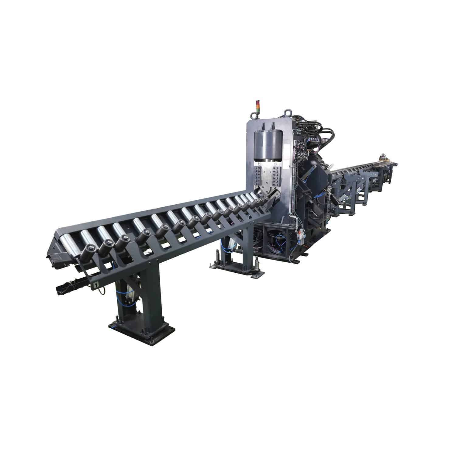 CNC punching line - GT 200 - GEKA - hydraulic / for angle pieces / bar