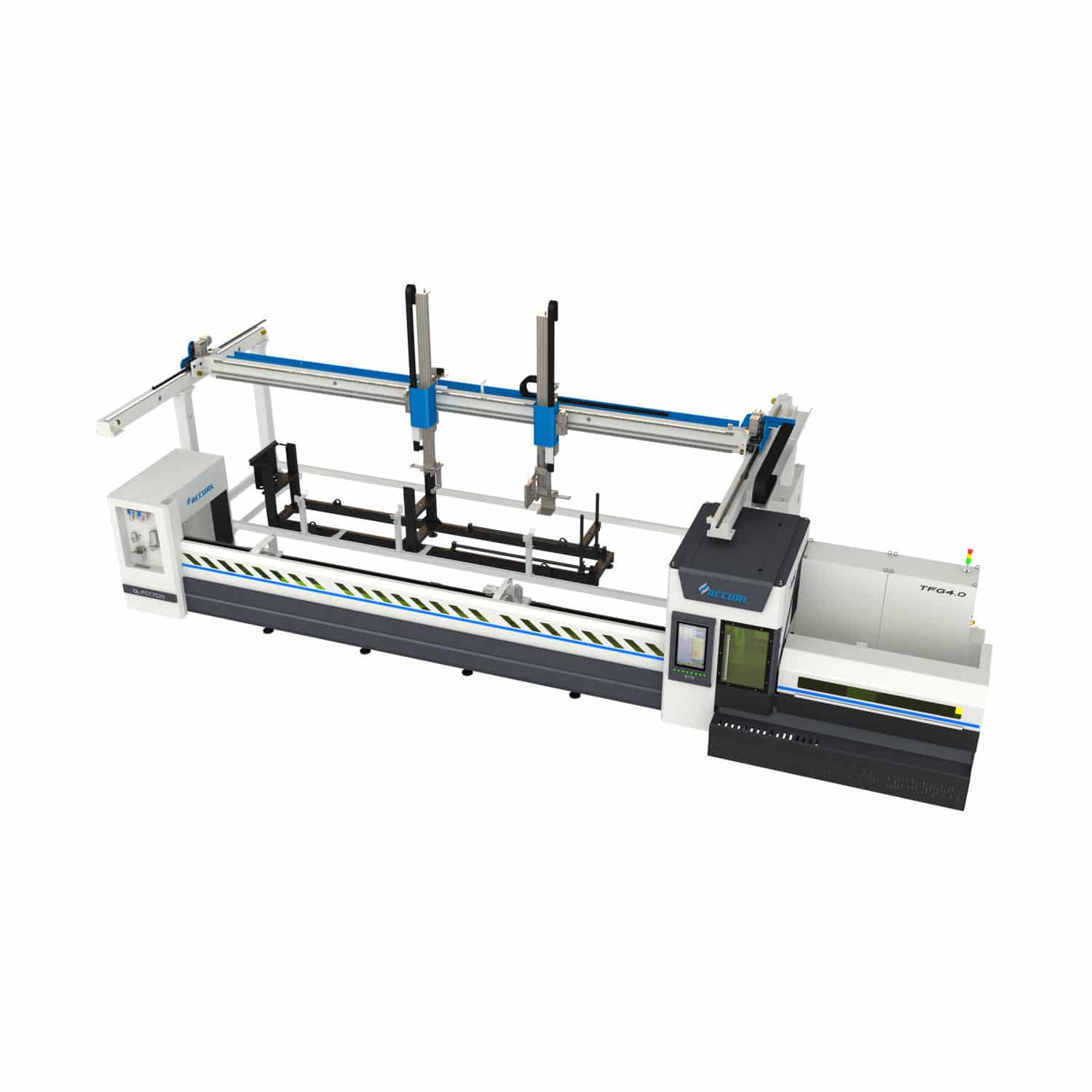 Fiber laser cutting machine - QL-FCT. 6020B - Accurl Machine Tools - 2D ...