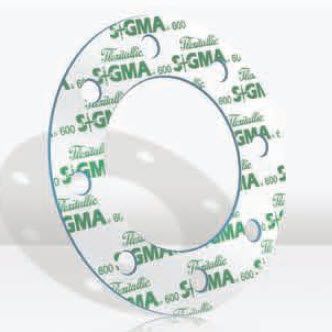 PTFE gasket sheet - Sigma 600 - Flexitallic - flange / for chemical ...