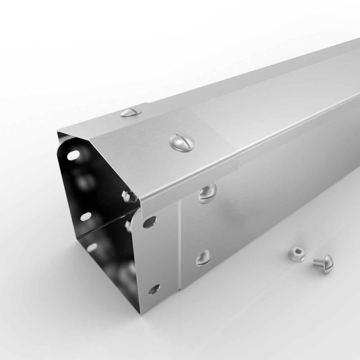 Cabling trunking - AL-S75-75 - Electrix International Ltd - brushed ...