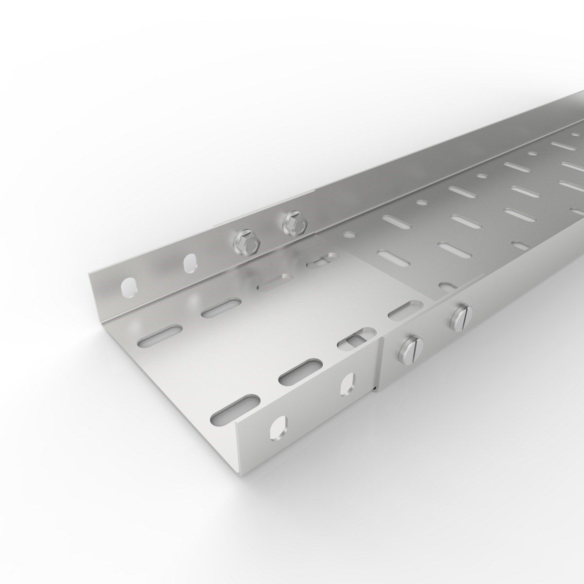 Stainless steel cable tray - TRAY 51-D 304 - Electrix International Ltd