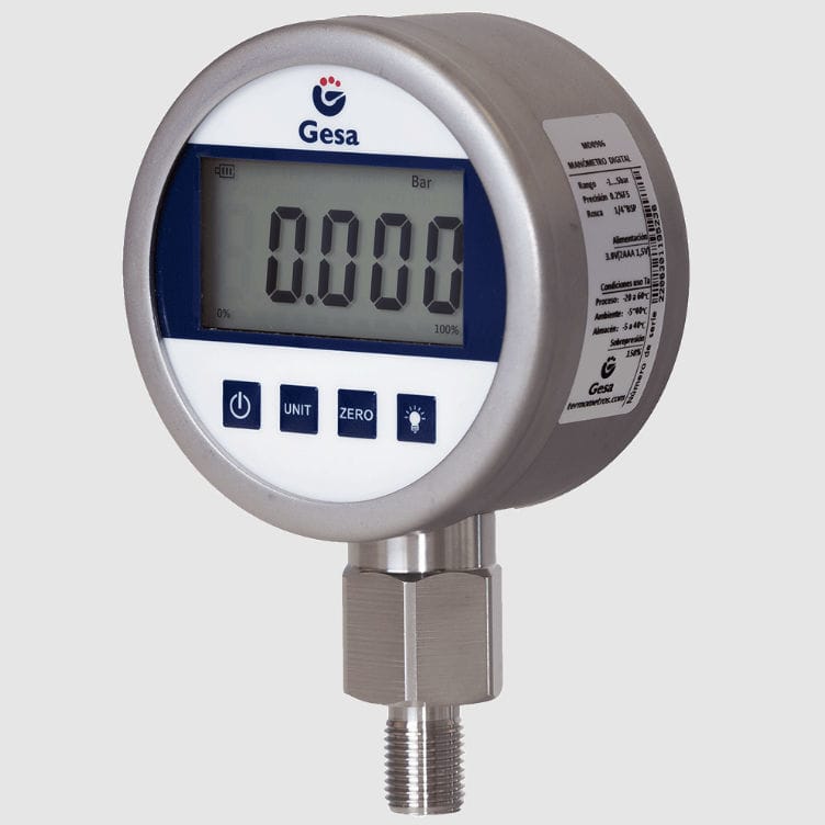 Relative pressure gauge - MD0906D80R series - GESA TERMOMETROS - with ...