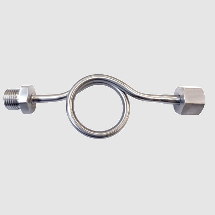 Pressure gauge siphon - M0902 series - GESA TERMOMETROS - stainless steel