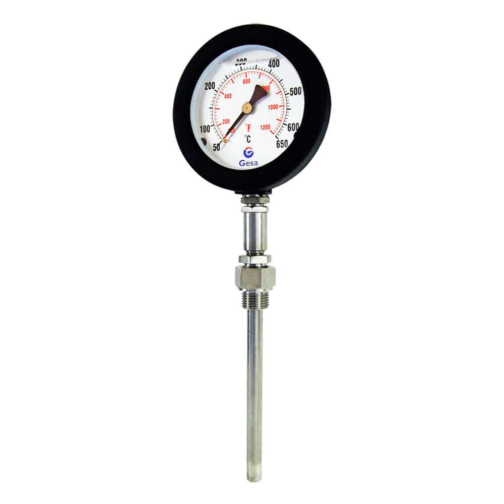 Bimetallic pyrometer - D23 series - GESA TERMOMETROS - dial / IP65 ...