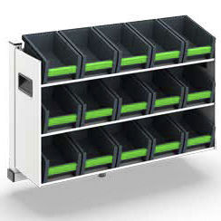 Adjustable racking - 41011 series - bott