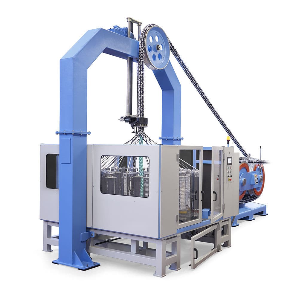 Rope braiding machine - 32/342 - TALLERES RATERA SA - circular / vertical