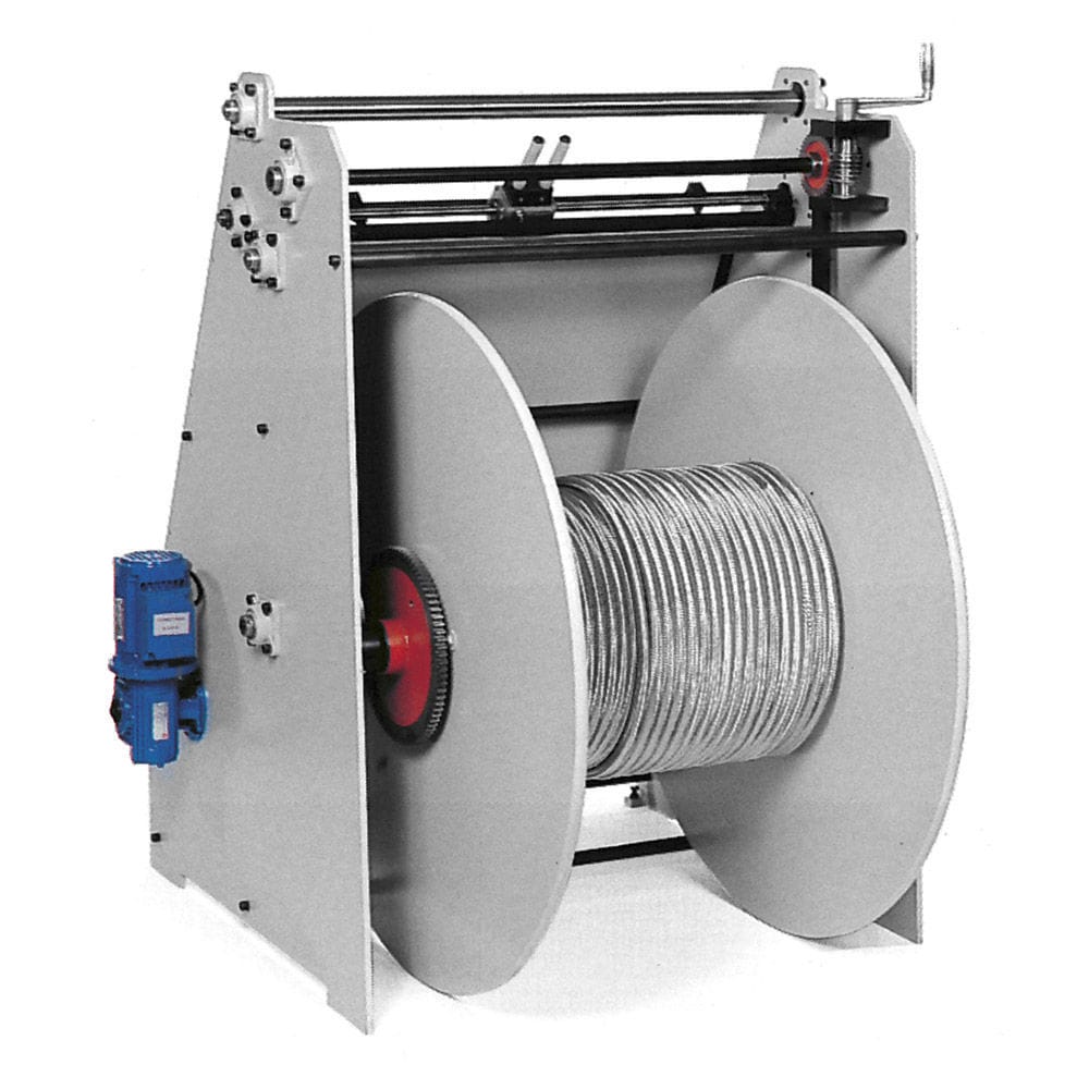 Coil coiler take-up - TALLERES RATERA SA - for wire / motorized / for ...