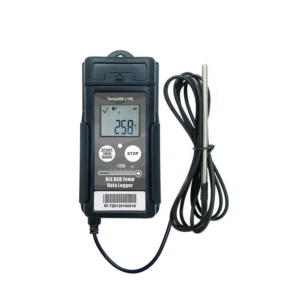 Temperature data logger - TempU06L100 - Tzone Digital Technology Co., Ltd. - USB / Bluetooth / Pt100