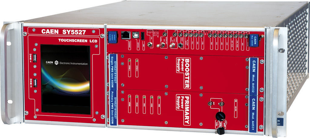 Rack-mount power distribution unit - SY5527 - CAEN Spa - modular / 19" rack