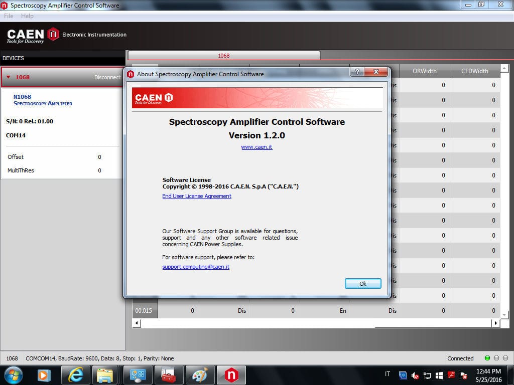 Management software - CSA - CAEN Spa - interface / control / control