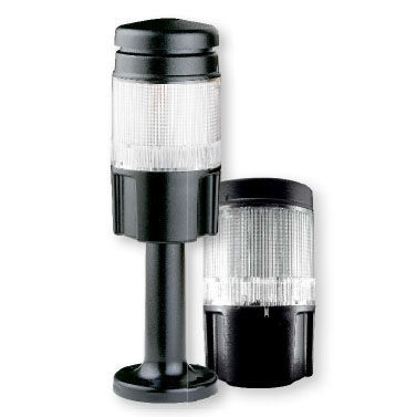 LED stack light - S 370 - TEXELCO S.r.l. - steady / flashing / 3-color