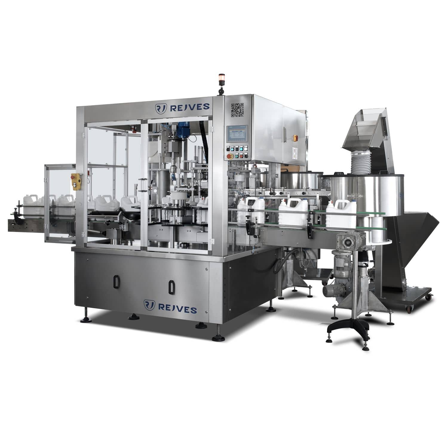 Automatic screw capping machine - TM-PF - Rejves Machinery S.r.l ...