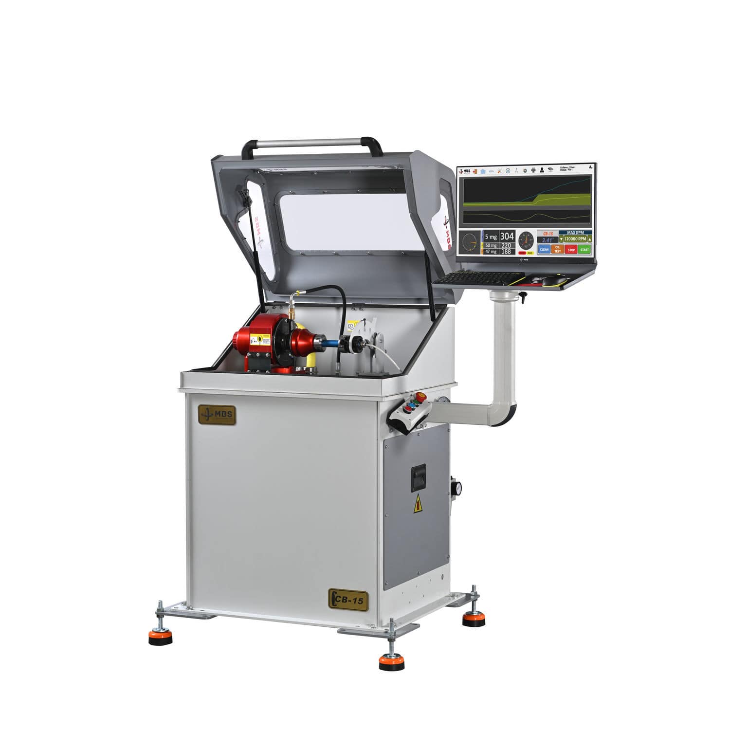 High-speed balancing machine - CB-15 - MBS Balance System GmbH ...