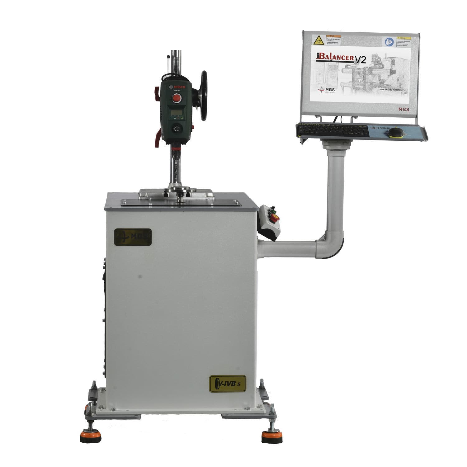 Vertical balancing machine - V-IVB 5 - MBS Balance System GmbH - static ...