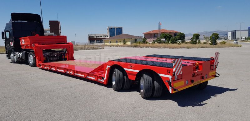 Platform semi-trailer - Gt Semi Trailers - low-loader / 2-axle / towed