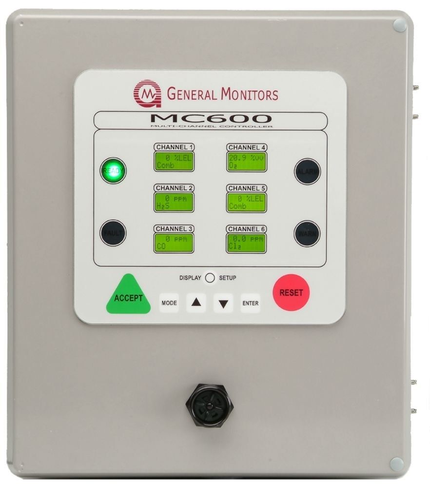 Multi-channel gas detection control unit - CSA, CE | MC600 - General ...