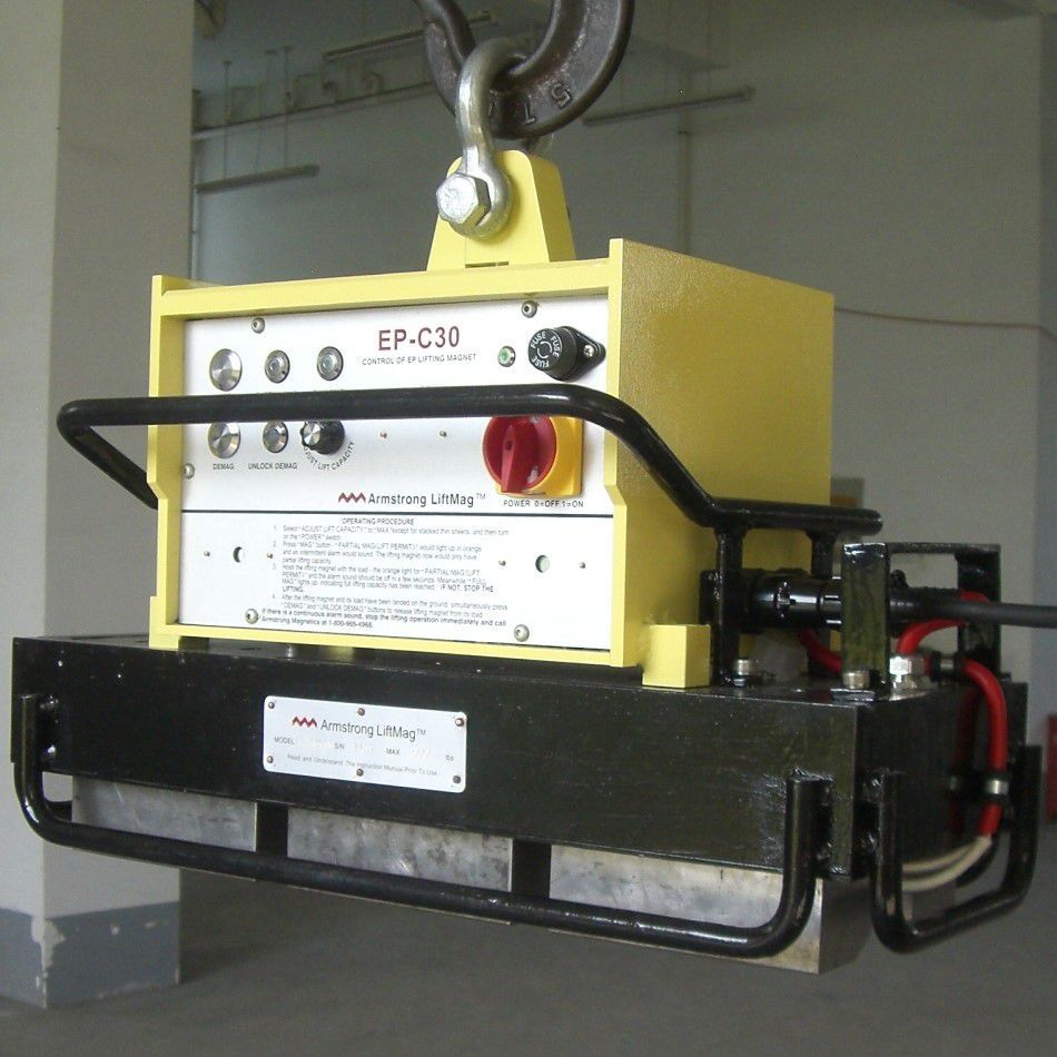 Electrically switched electro-permanent lifting magnet - Armstrong ...