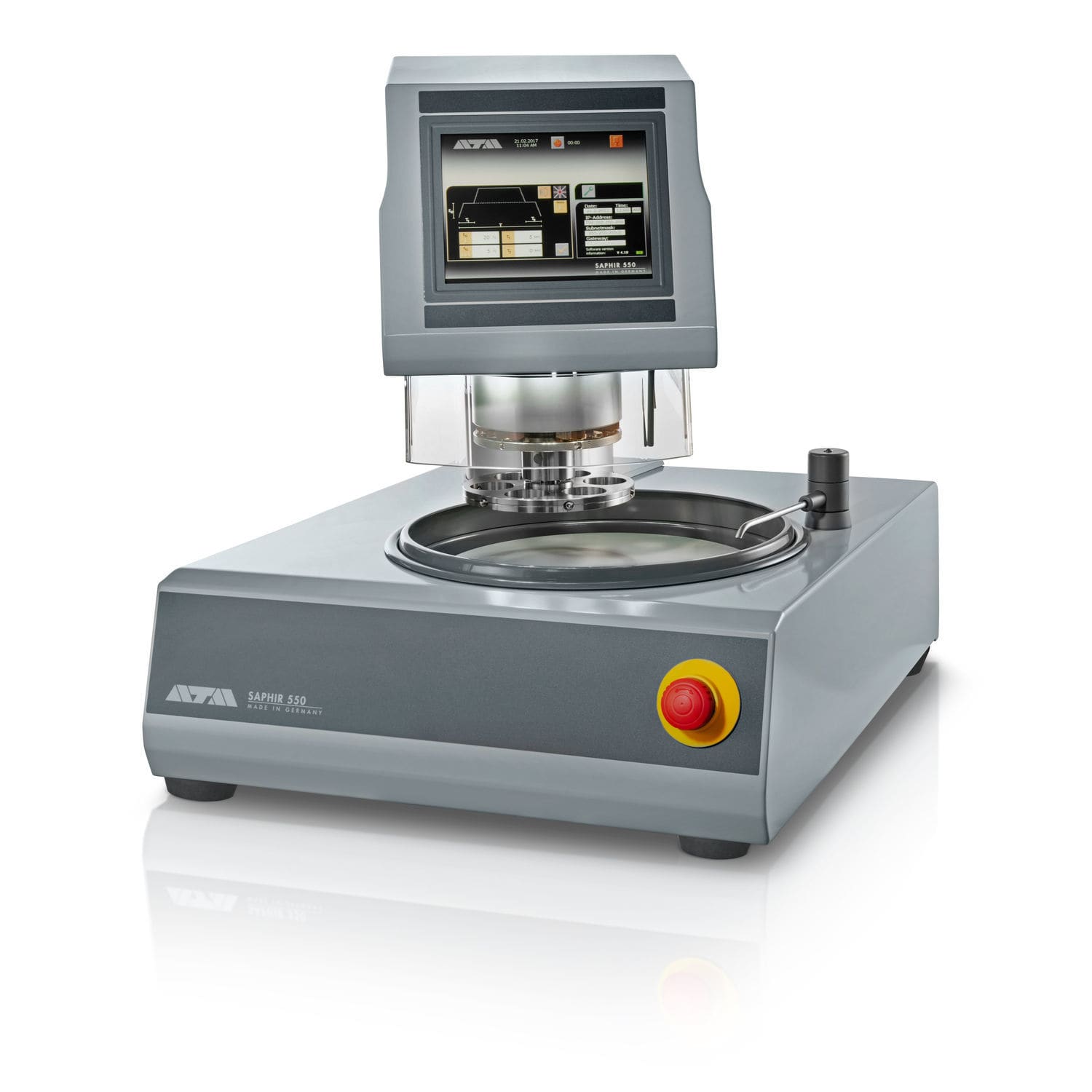 Metalographic laboratory polishing grinder - SAPHIR 550 - QATM - bench ...
