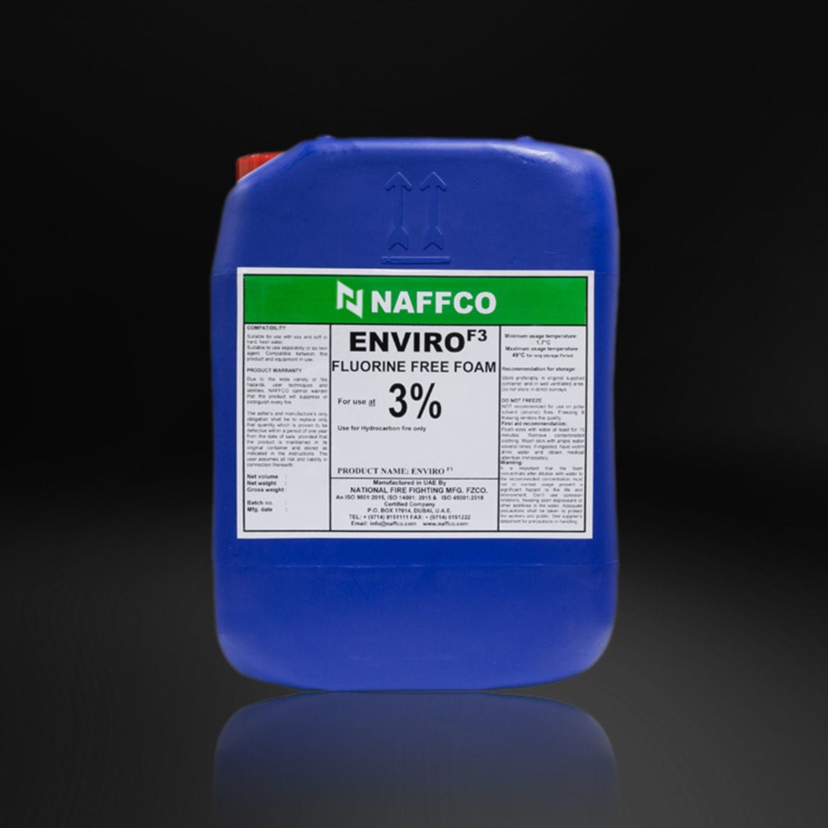 Fire extinguishing foam concentrate - ENVIRO series - naffco