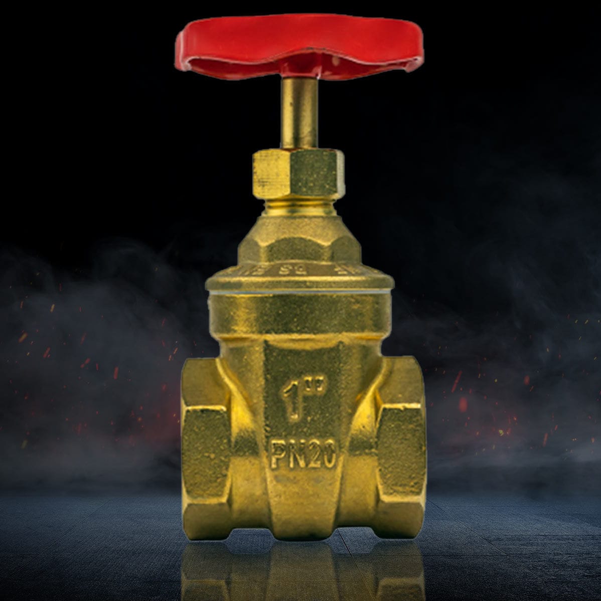 Gate valve - NFGV-25 - naffco - manual / for water / threaded