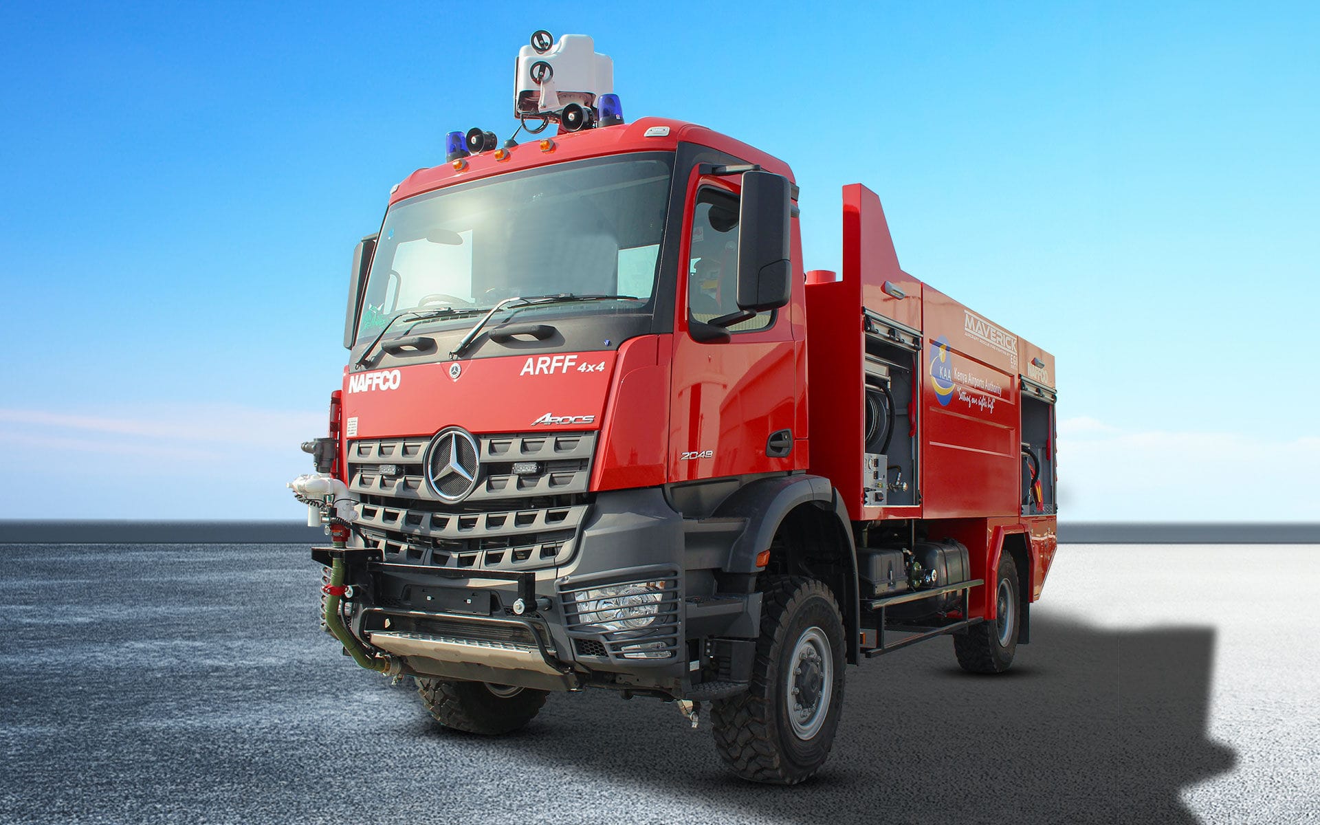 Firefighting vehicle - NF-ARFF-4 - naffco - diesel / 4-wheel drive