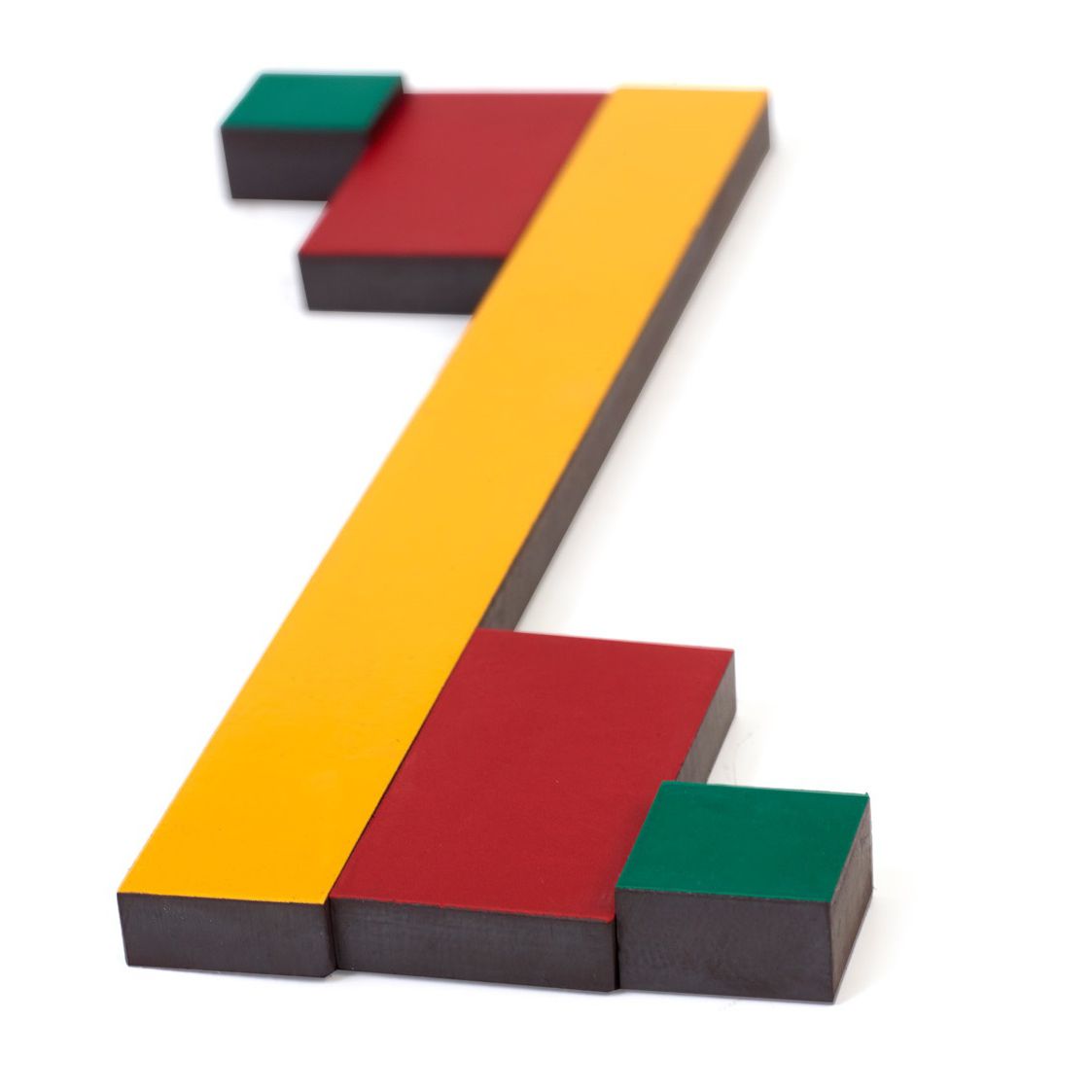 Rubber-bonded ferrite magnetic strip - IMA - flexible / anisotropic