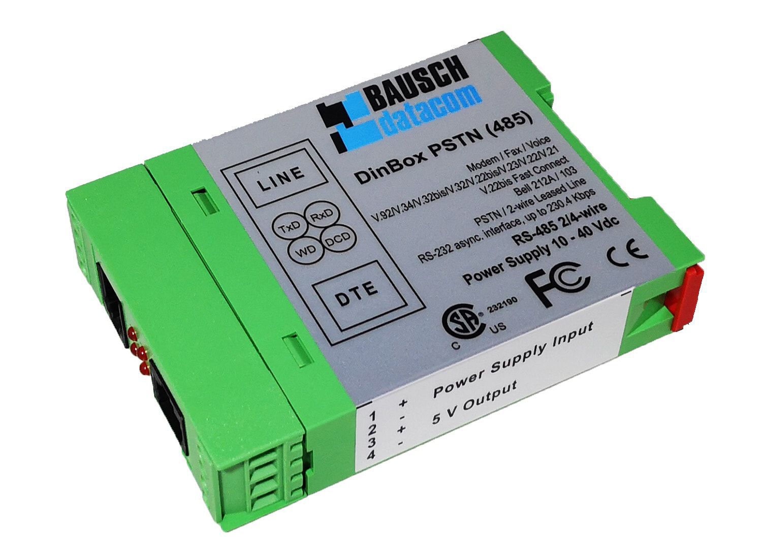 PSTN modem - DB PSTN 485 SIA - Bausch Datacom - RS232 / RS485 / PSTN