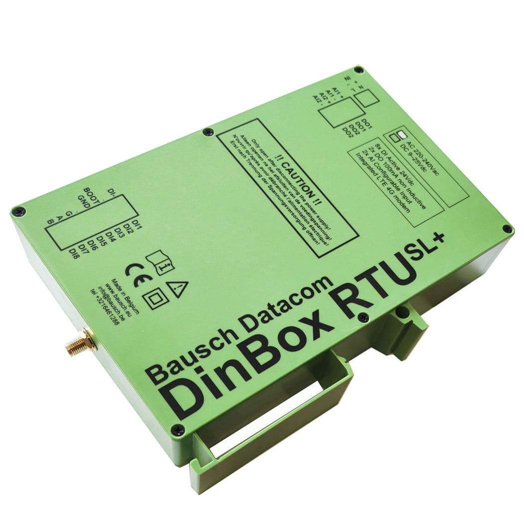 LTE Cat 1 RTU - DinBox RTU SL+ - Bausch Datacom - Modbus RTU / Modbus ...