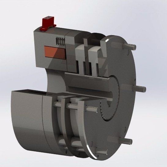 Friction brake - 09 - Prodan - electromagnetic