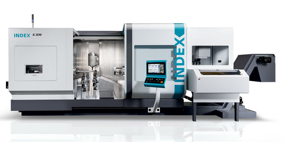 CNC milling-turning center - G300 / G320 - INDEX FRANCE - horizontal ...