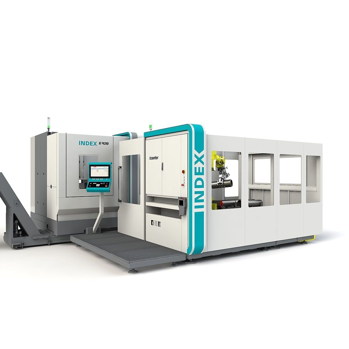 CNC milling-turning center - G4 series - INDEX FRANCE - horizontal / 5 ...