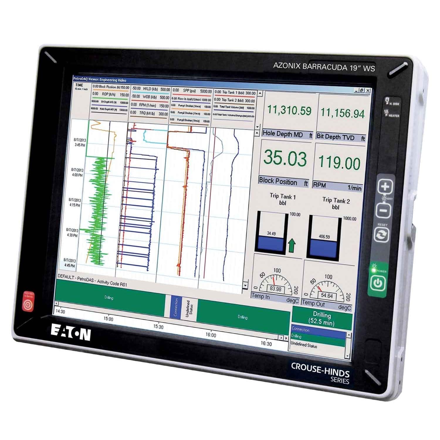HMI with touch screen - Barracuda 19 - MTL INSTRUMENT - panel-mount ...