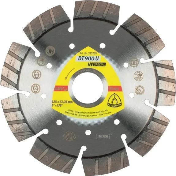 Stone cutting disc - DT 900 U Special - KLINGSPOR - for concrete / for ...