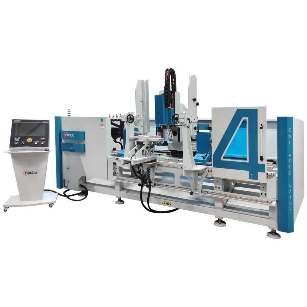 CNC turning center - Nesto Machine Ltd. Co. - 4-axis / wood / high ...
