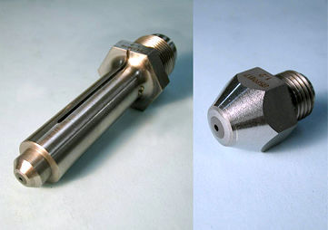 Cleaning nozzle - PCD - ASAHI Diamond - paint / stainless steel / precision