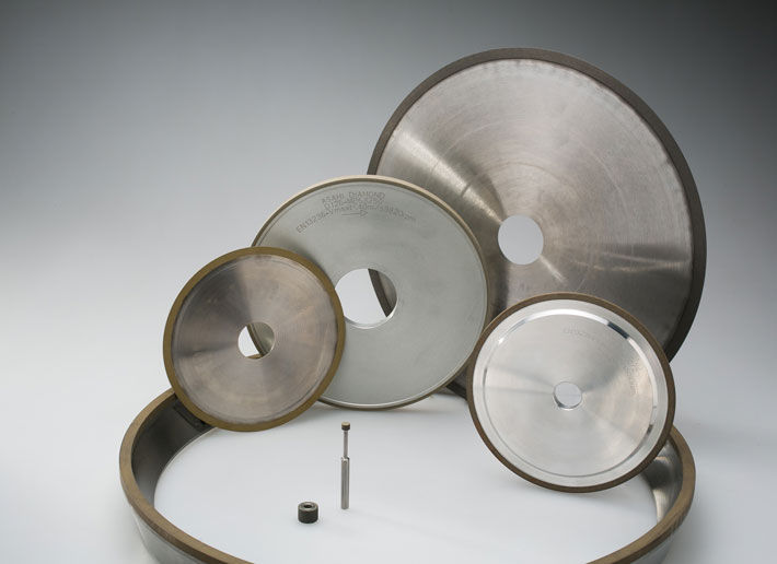 Surface treatment wheel - ASAHI Diamond - peripheral / resin-bonded ...