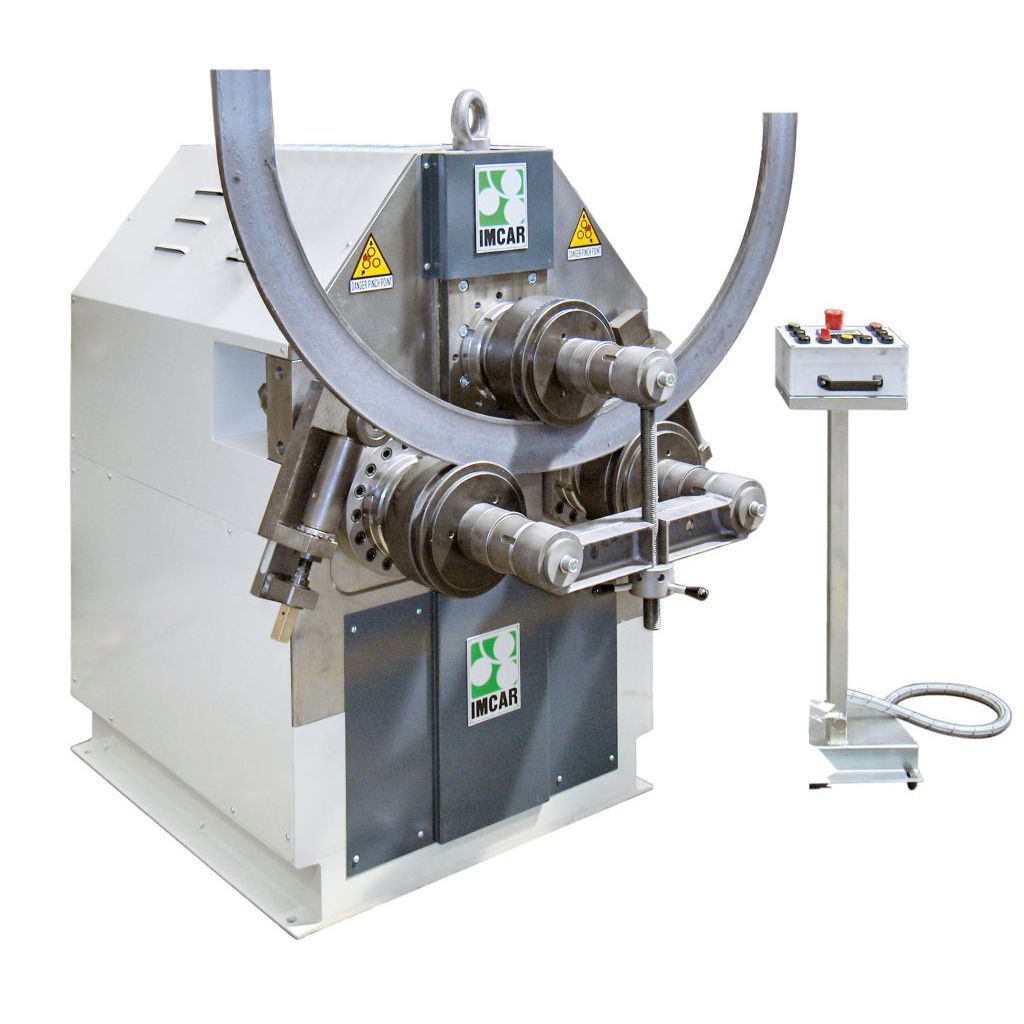 Profile bending machine - IMCAR - hydraulic / 3 drive rollers / horizontal