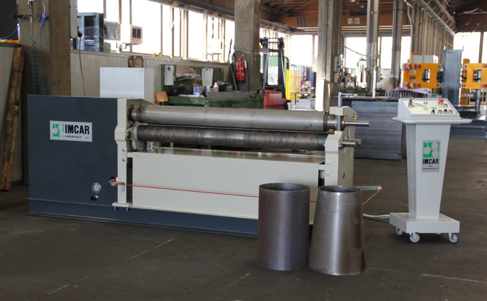 3-roller plate bending machine - TSIH - IMCAR - hydraulic / automatic