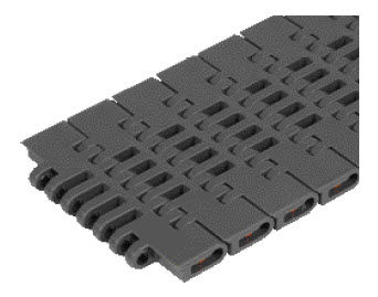 Modular conveyor belt - 7200 series - REGINA - flush grid / plastic ...