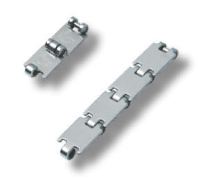 Steel conveyor chain - 803 series - REGINA - slatted / for the glass ...